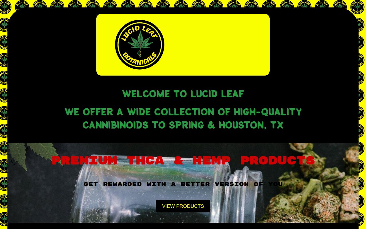 Lucid Leaf – Premium CBD & THCa Hemp Dispensary in Houston